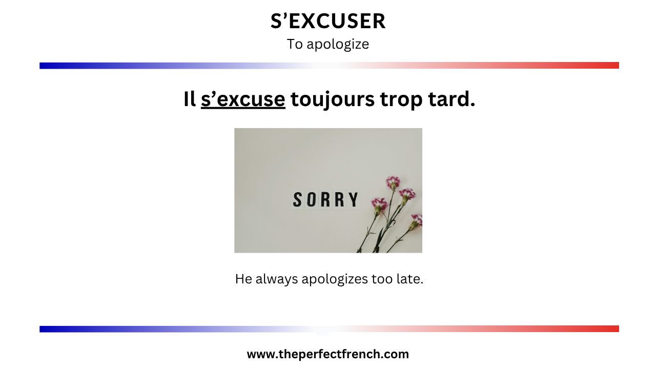 French Word of the Day - S’excuser (To Apologize) - French Online ...