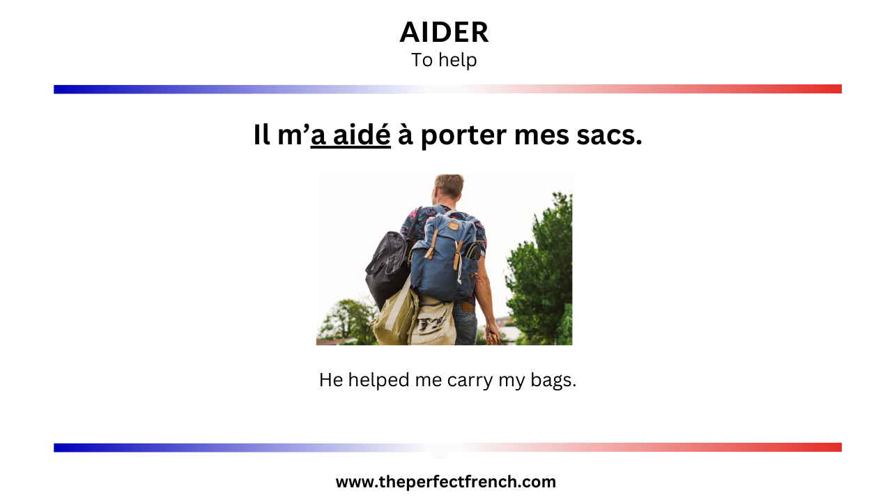 French Word of the Day - Aider (To Help) - French Online Language ...