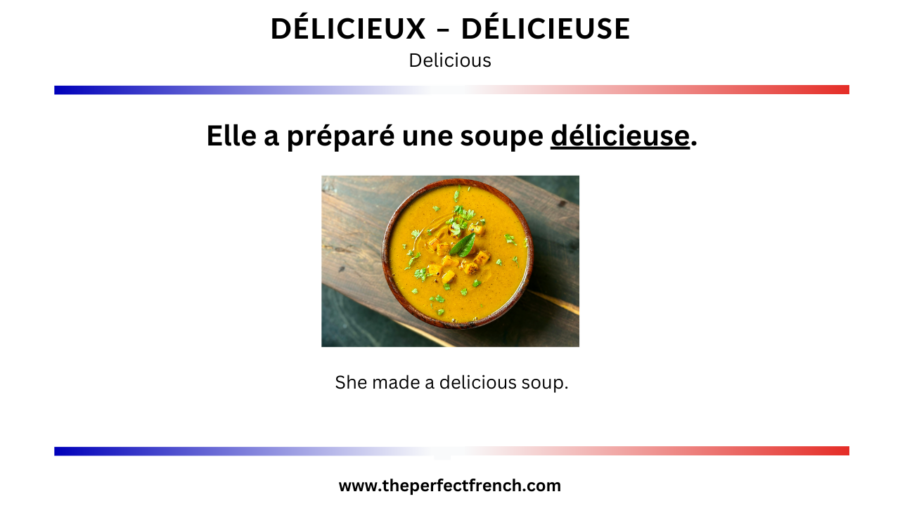 French Word of the Day - Délicieux - Délicieuse (Delicious) - French ...