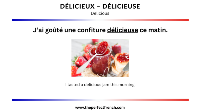 French Word of the Day - Délicieux - Délicieuse (Delicious) - French ...