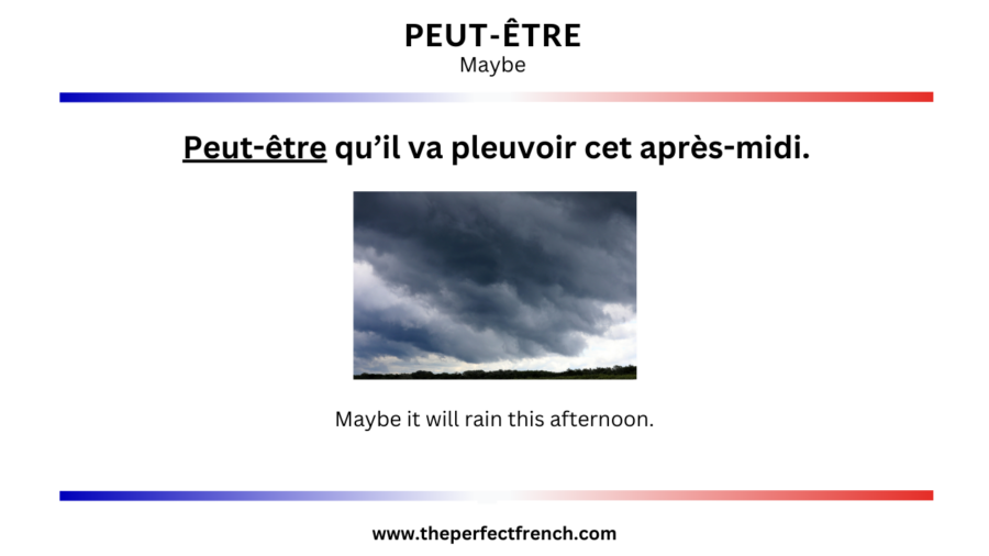 French Word of the Day - Peut-être (Maybe) - French Online Language ...