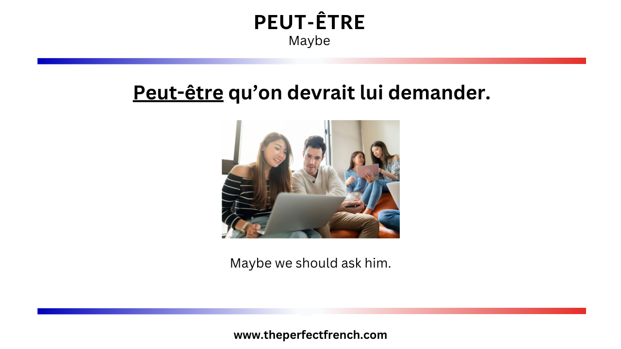 French Word of the Day - Peut-être (Maybe) - French Online Language ...