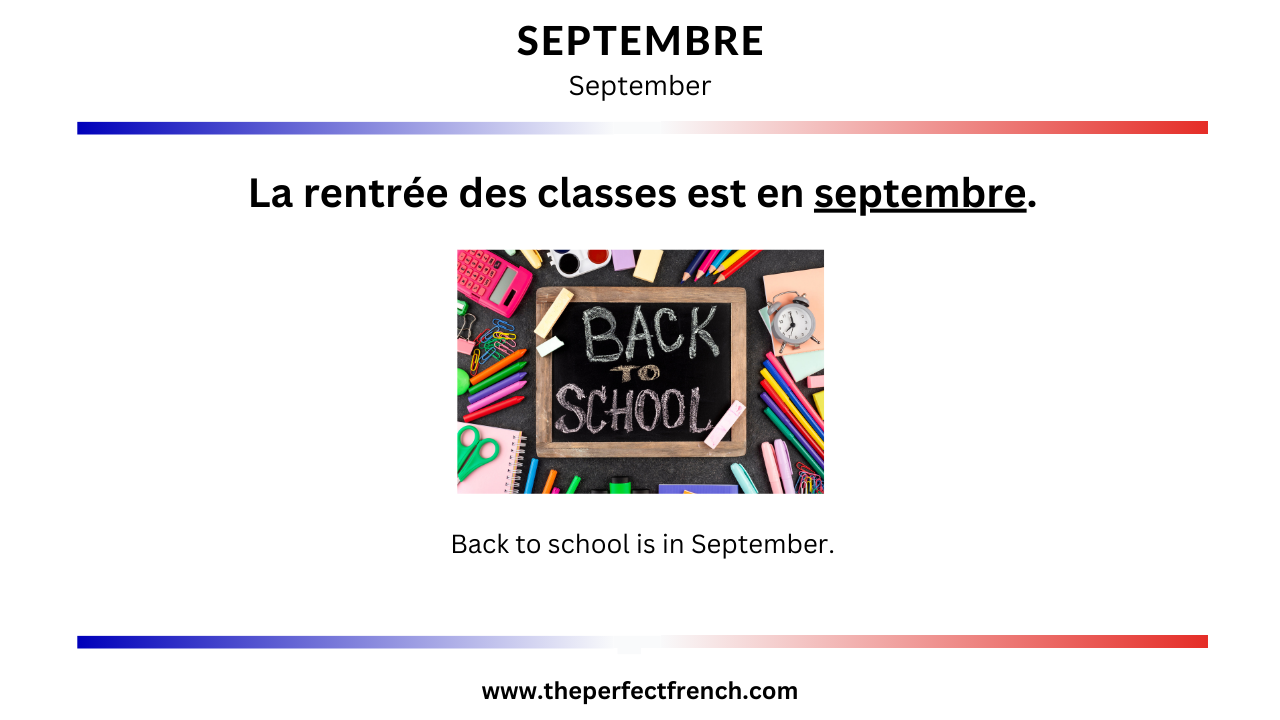 French Word of the Day - Septembre (September) - French Online Language ...