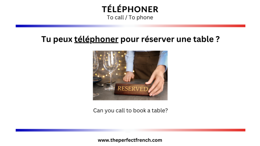 French Word of the Day - Téléphoner (To Call/To Phone) - French Online ...