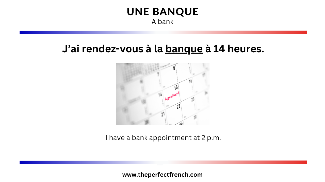 French Word of the Day - Une banque (A Bank) - French Online Language ...
