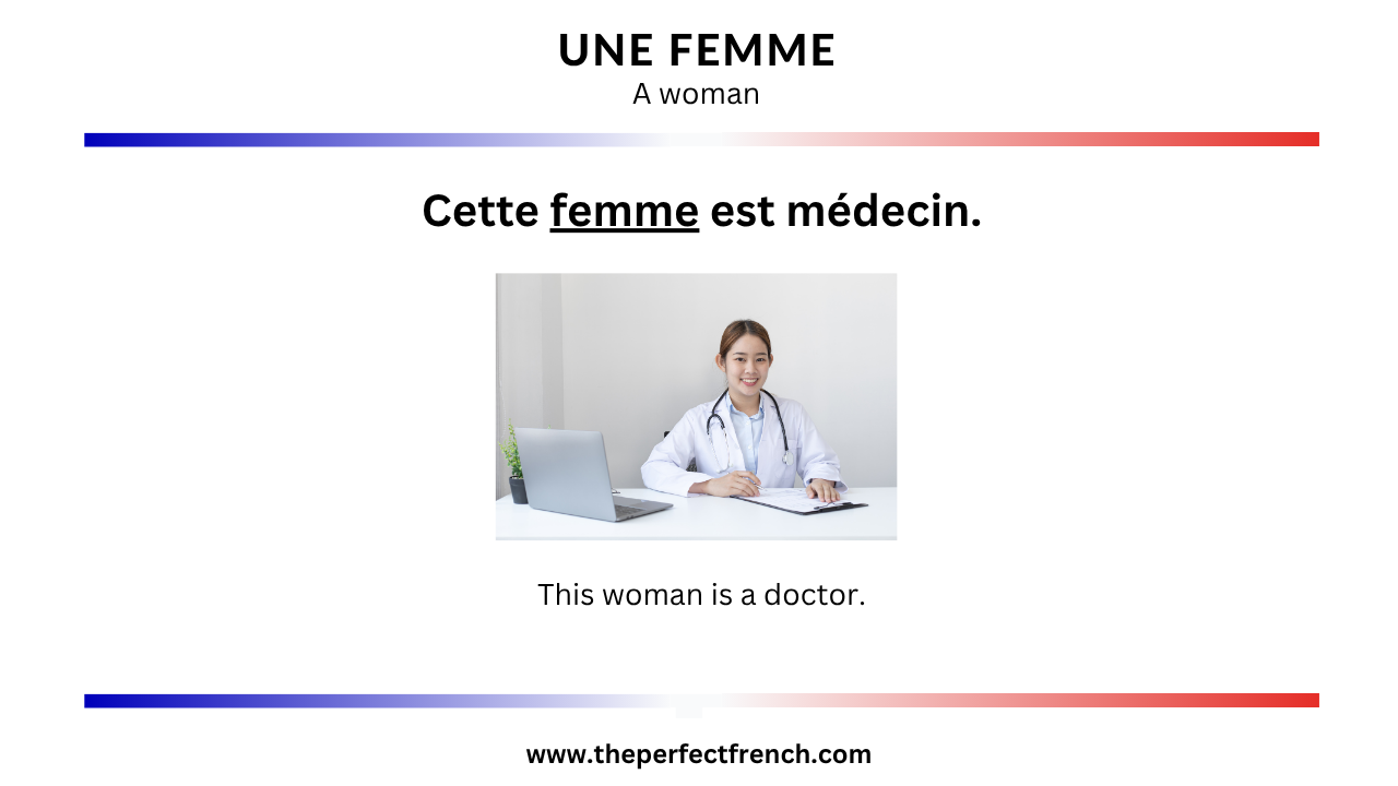 French Word of the Day - Une femme (A Woman) - French Online Language ...