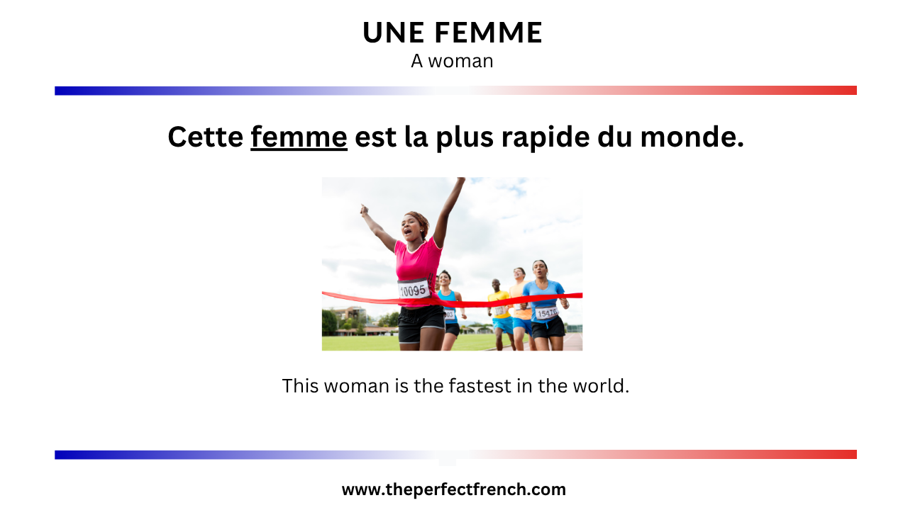 French Word of the Day - Une femme (A Woman) - French Online Language ...