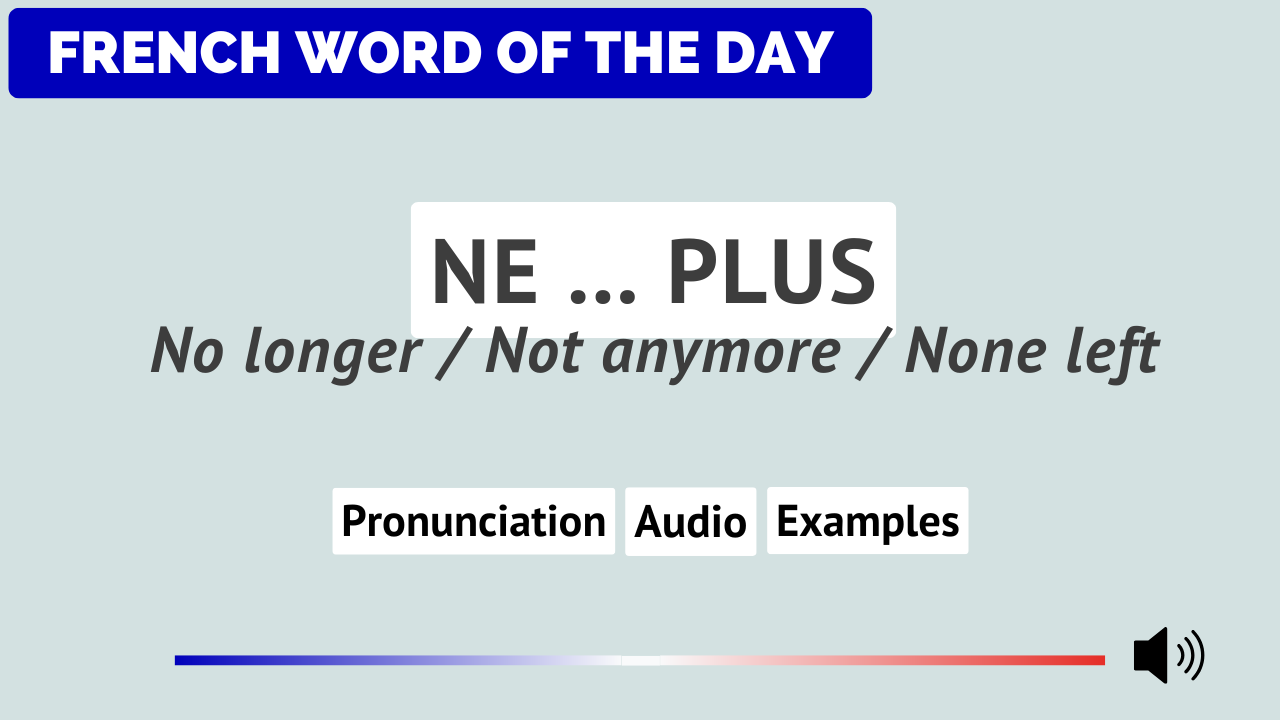 Learn The 8 French Negations - French Online Language Courses | The ...