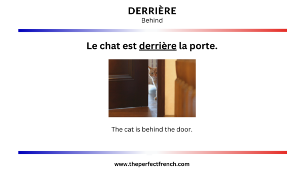 French Word of the Day - Derrière (Behind) - French Online Language ...