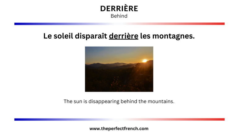 French Word of the Day - Derrière (Behind) - French Online Language ...
