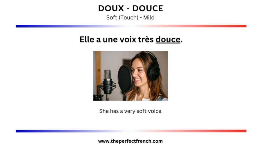 French Word of the Day - Doux - Douce (Soft/Mild) - French Online ...
