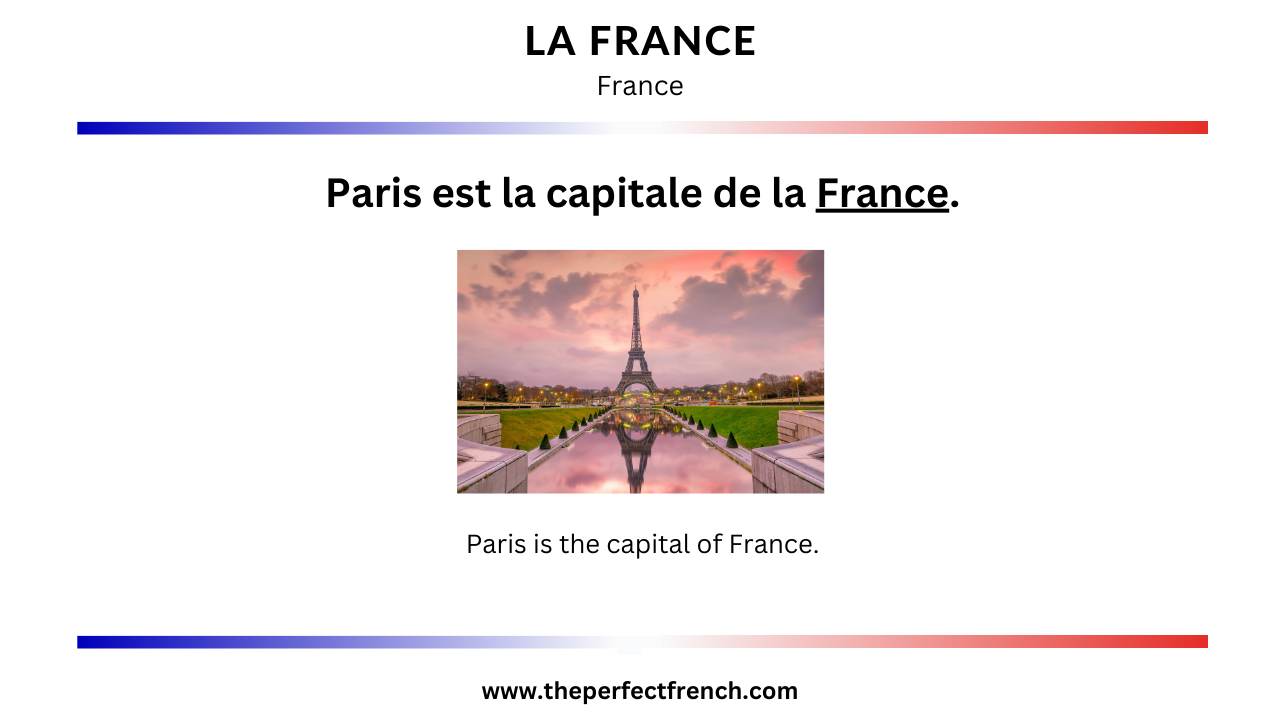 French Word of the Day - La France (France) - French Online Language ...