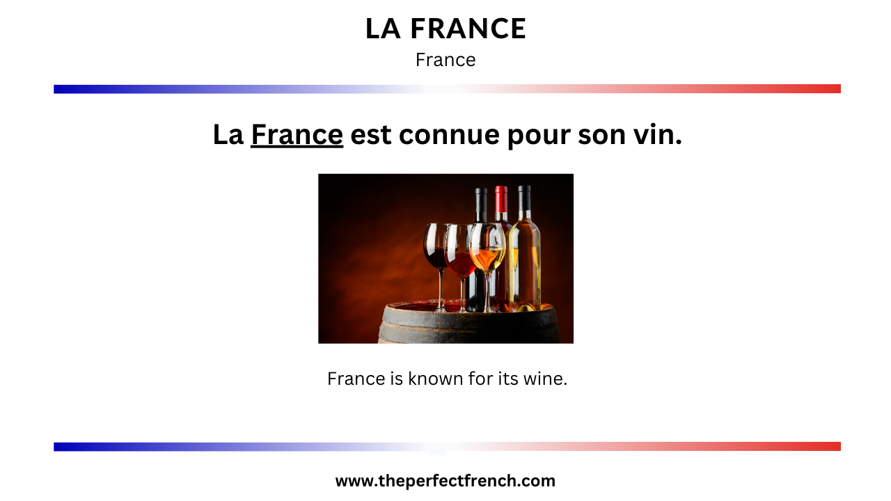 French Word of the Day - La France (France) - French Online Language ...