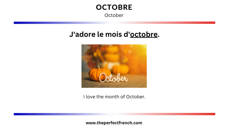 French Word of the Day - Octobre (October) - French Online Language ...