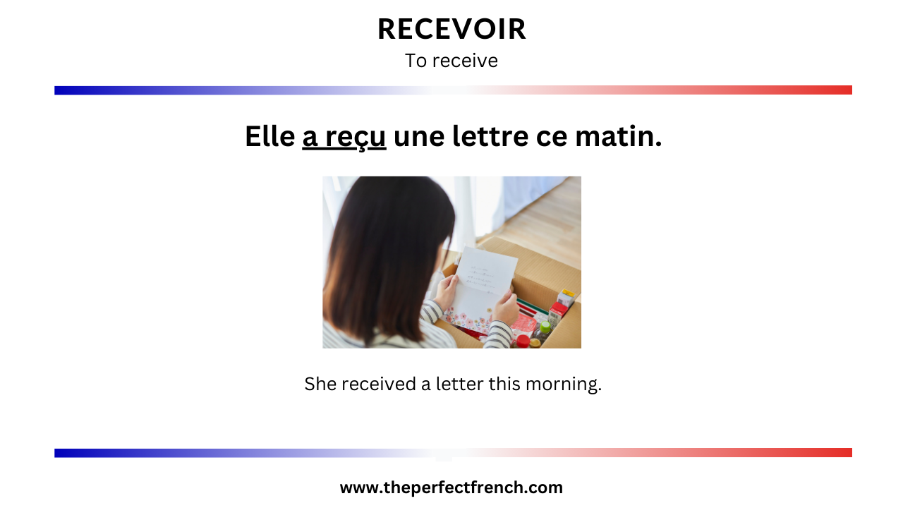 French Word of the Day - Recevoir (To Receive) - French Online Language ...