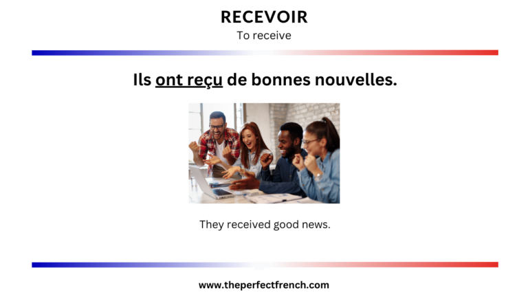 French Word of the Day - Recevoir (To Receive) - French Online Language ...