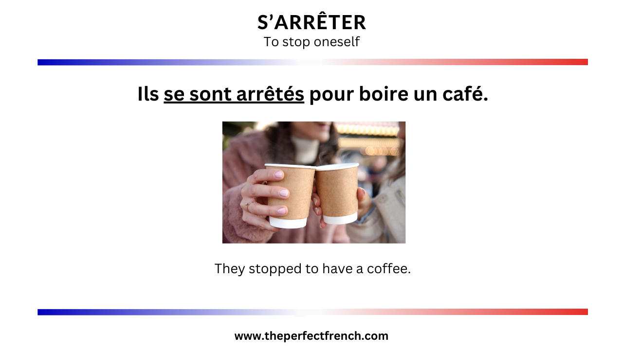 French Word of the Day - S’arrêter (To Stop Oneself) - French Online ...