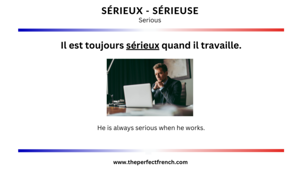 French Word of the Day - Sérieux - Sérieuse (Serious) - French Online ...