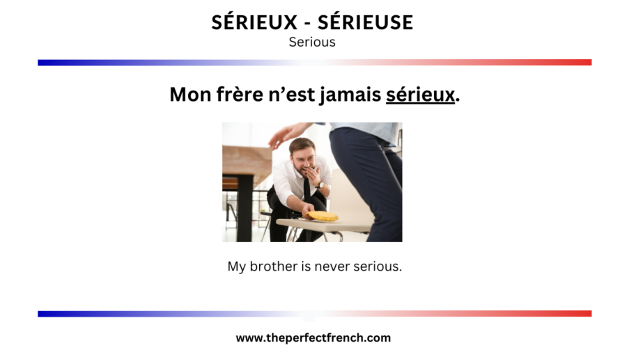 French Word of the Day - Sérieux - Sérieuse (Serious) - French Online ...