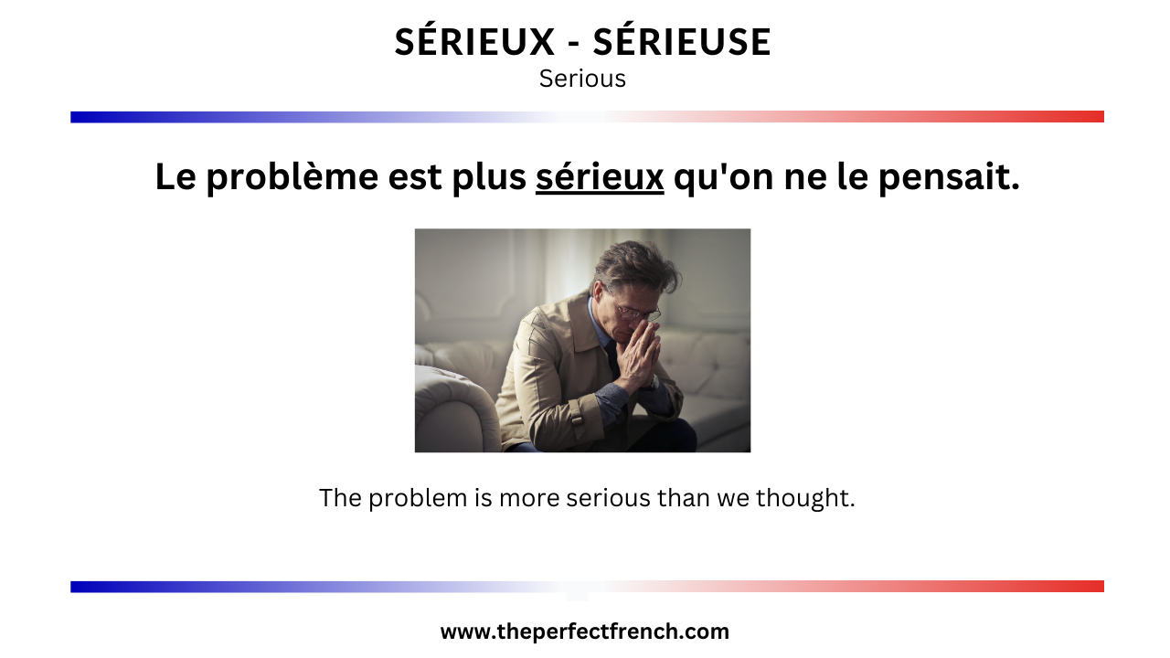 French Word of the Day - Sérieux - Sérieuse (Serious) - French Online ...