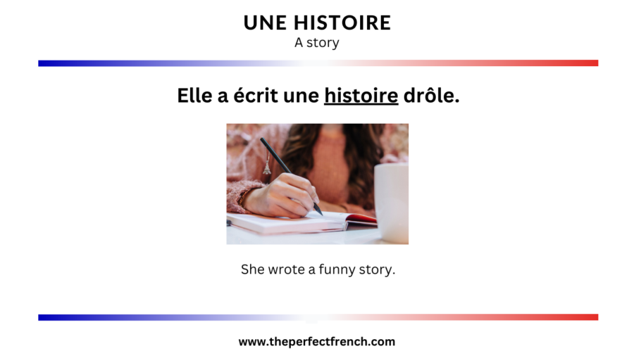 French Word of the Day - Une histoire (A Story) - French Online ...