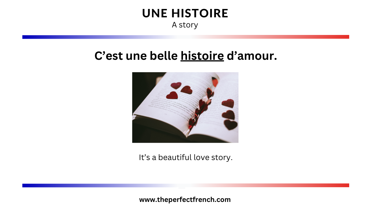 French Word of the Day - Une histoire (A Story) - French Online ...