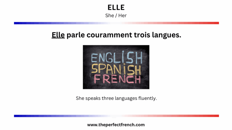 French Word of the Day - Elle (She/Her) - French Online Language ...