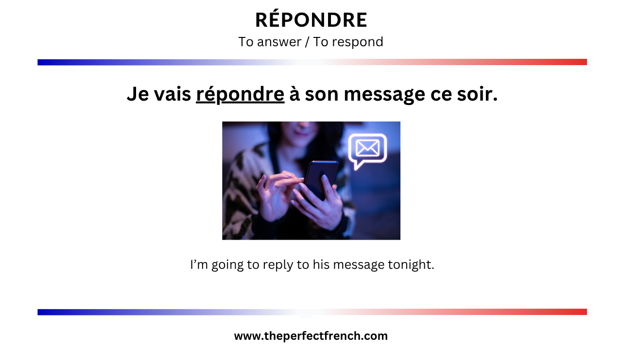French Word of the Day - Répondre (To Answer/To Respond) - French ...