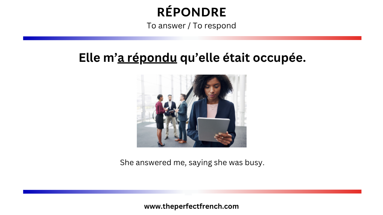 French Word of the Day - Répondre (To Answer/To Respond) - French ...