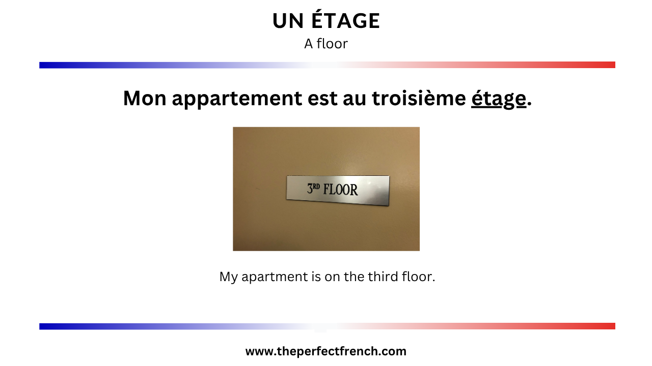 French Word of the Day - Un étage (A Floor) - French Online Language ...