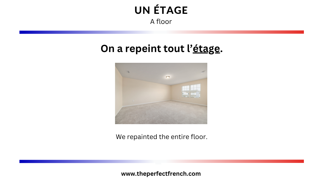 French Word of the Day - Un étage (A Floor) - French Online Language ...