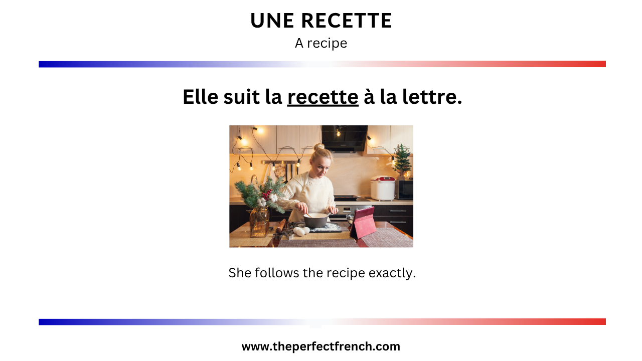 French Word of the Day - Une recette (A Recipe) - French Online ...