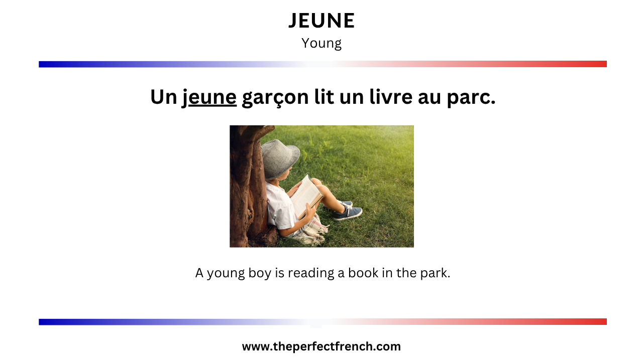 French Word of the Day - Jeune (Young)