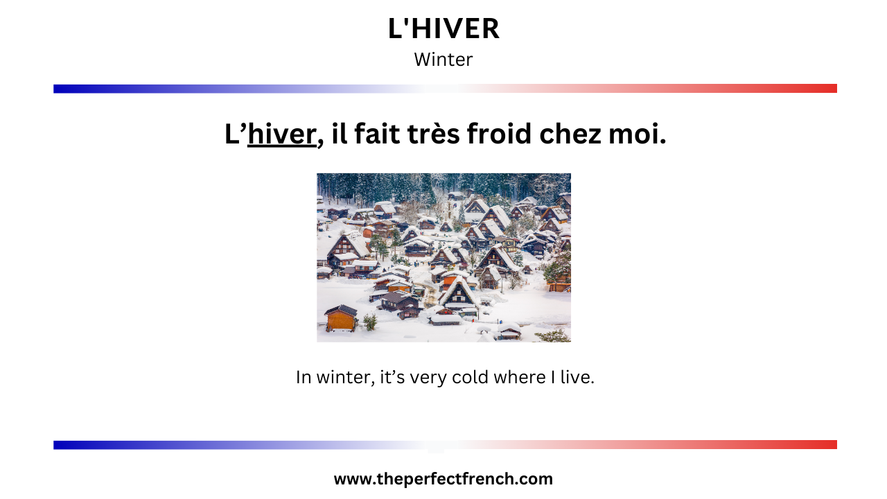 French Word of the Day - L'hiver (Winter)