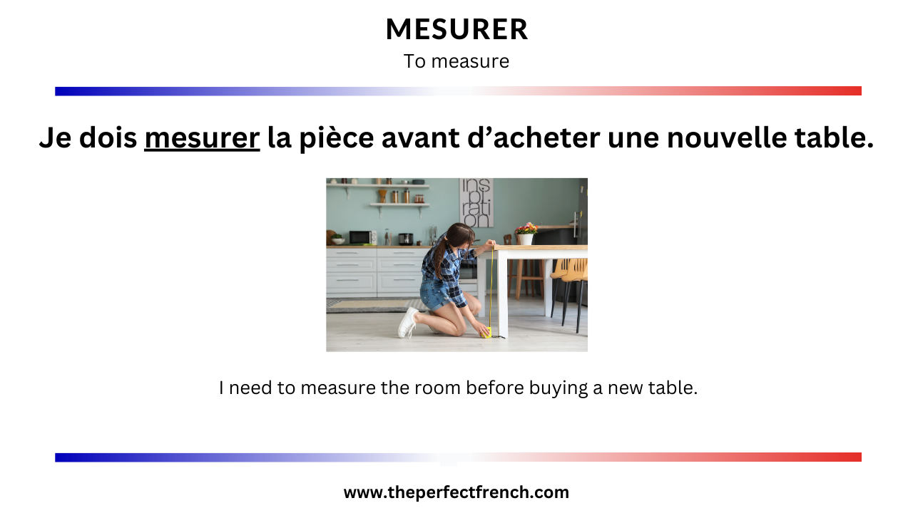 French Word of the Day - Mesurer (To Measure)