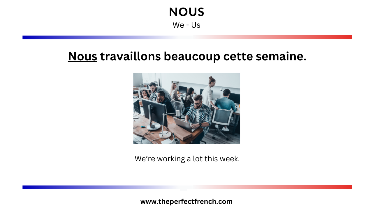 French Word of the Day - Nous (We/Us)