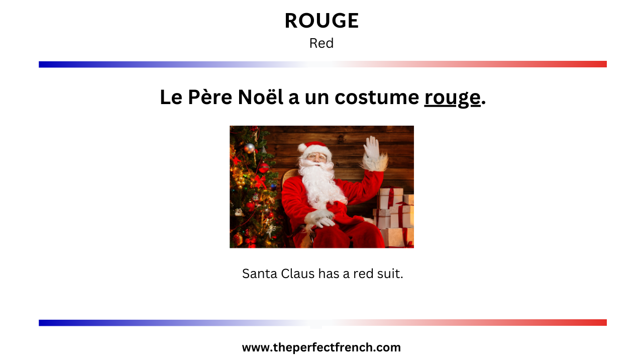 French Word of the Day - Rouge (Red)