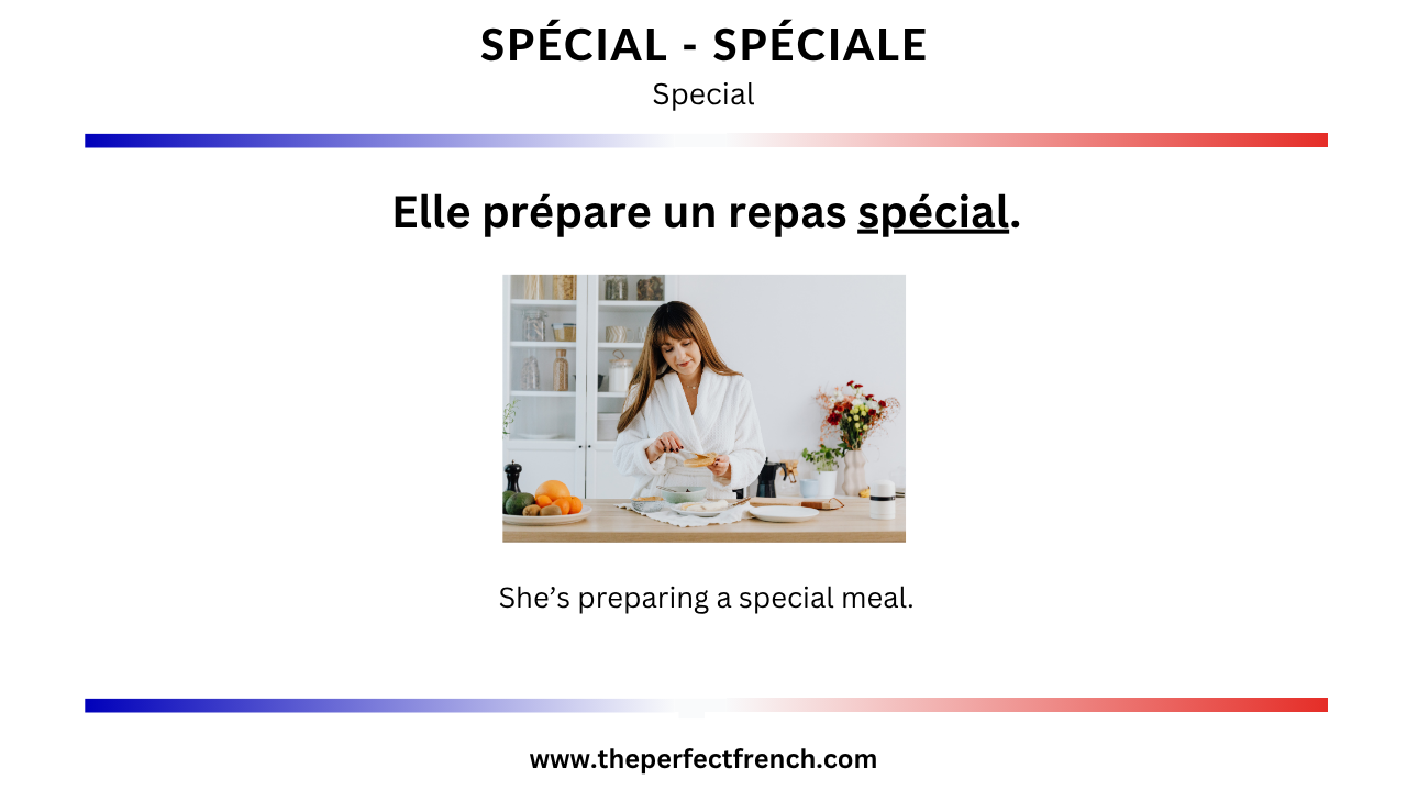 French Word of the Day - Spécial/Spéciale (Special)