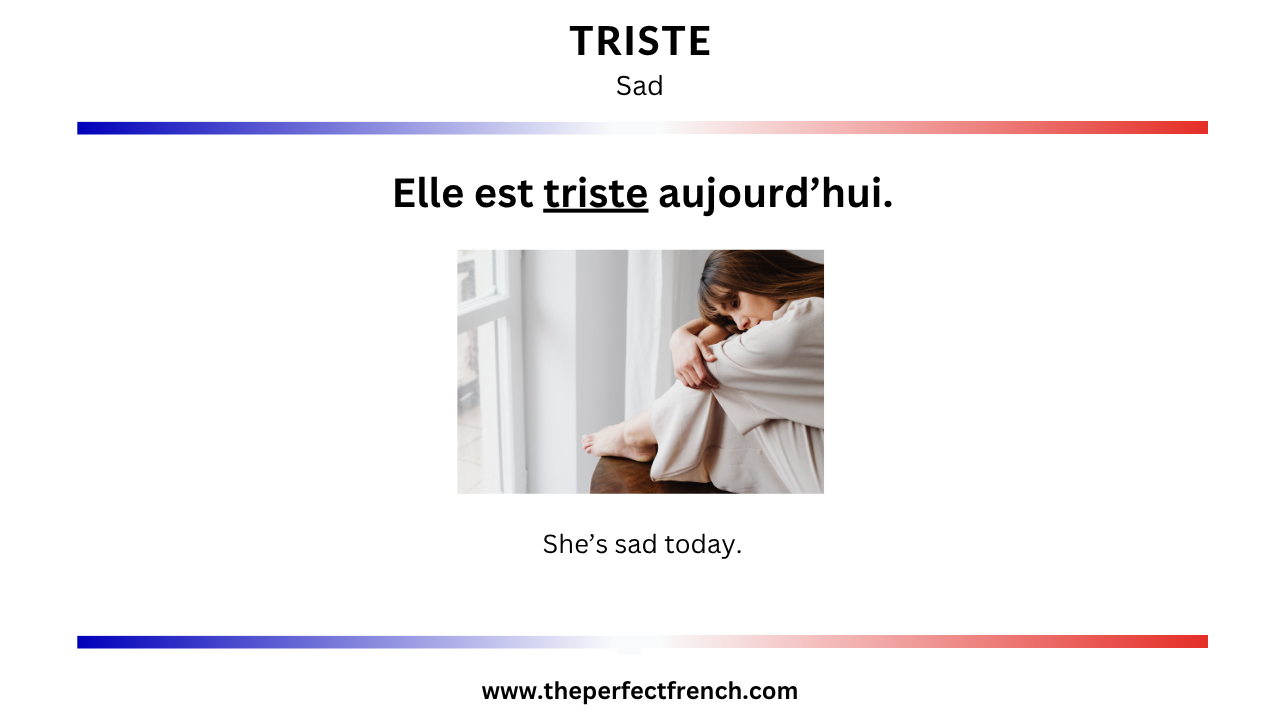 French Word of the Day - Triste (Sad)