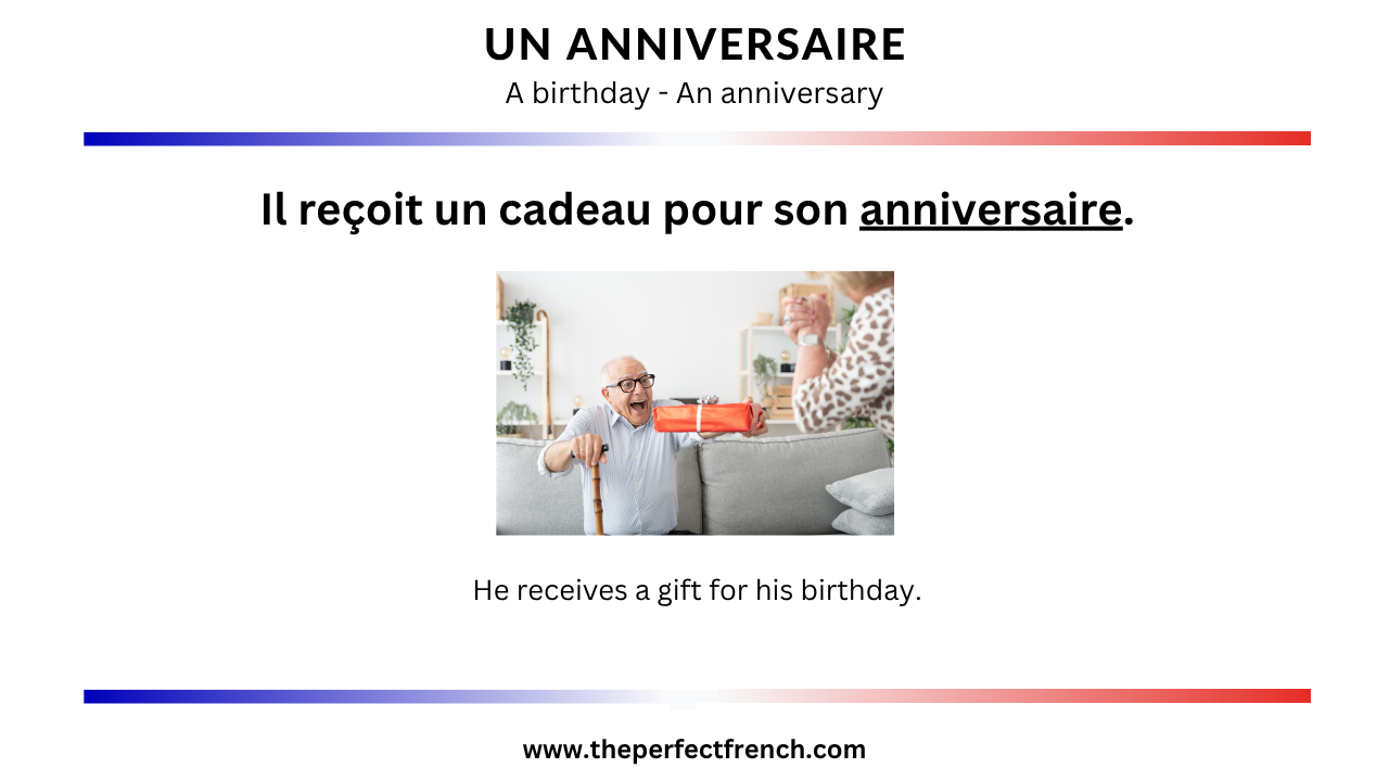 French Word of the Day - Un anniversaire (A Birthday/An Anniversary)