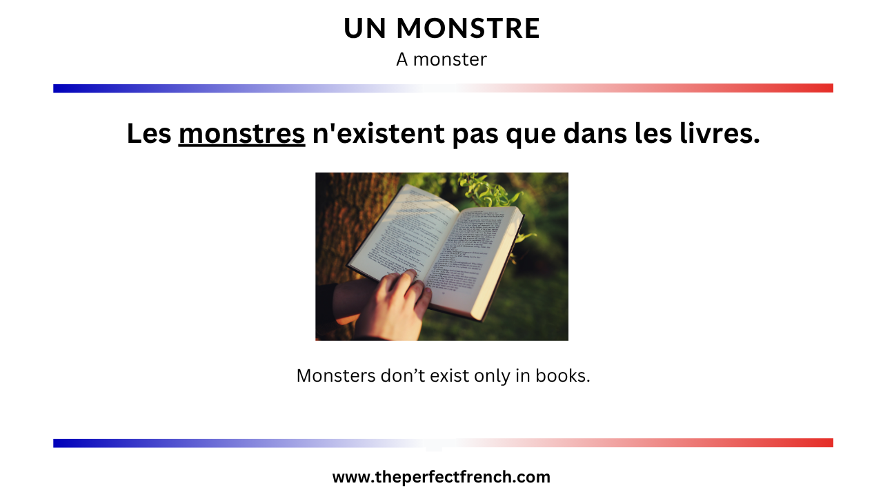 French Word of the Day - Un monstre (A Monster)