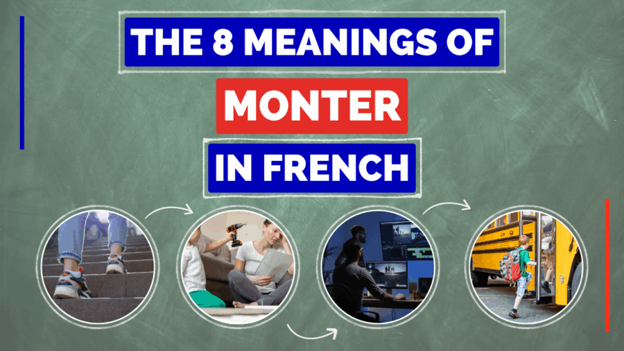 The 8 Meanings of MONTER in French - French Online Language Courses ...