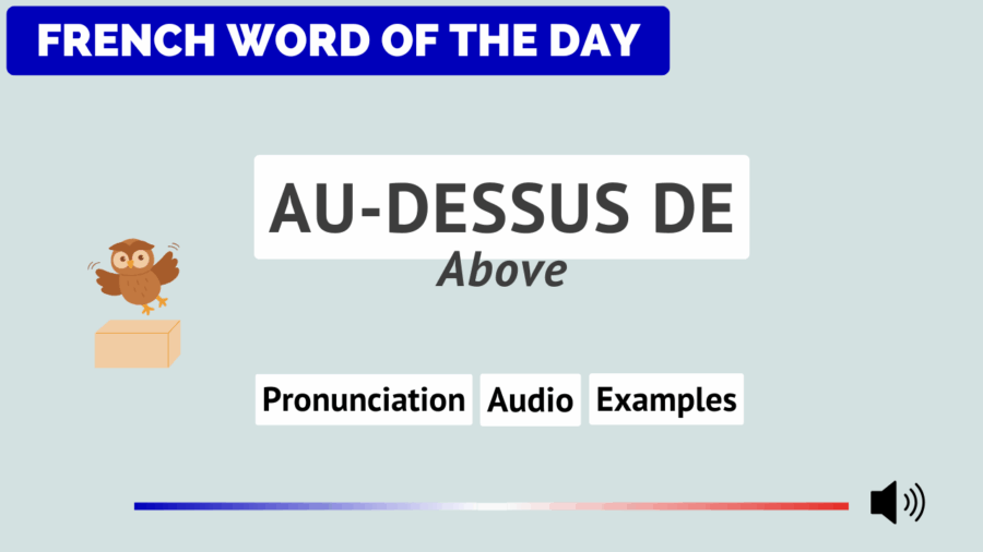French Word of the Day - Au-dessus de (Above)