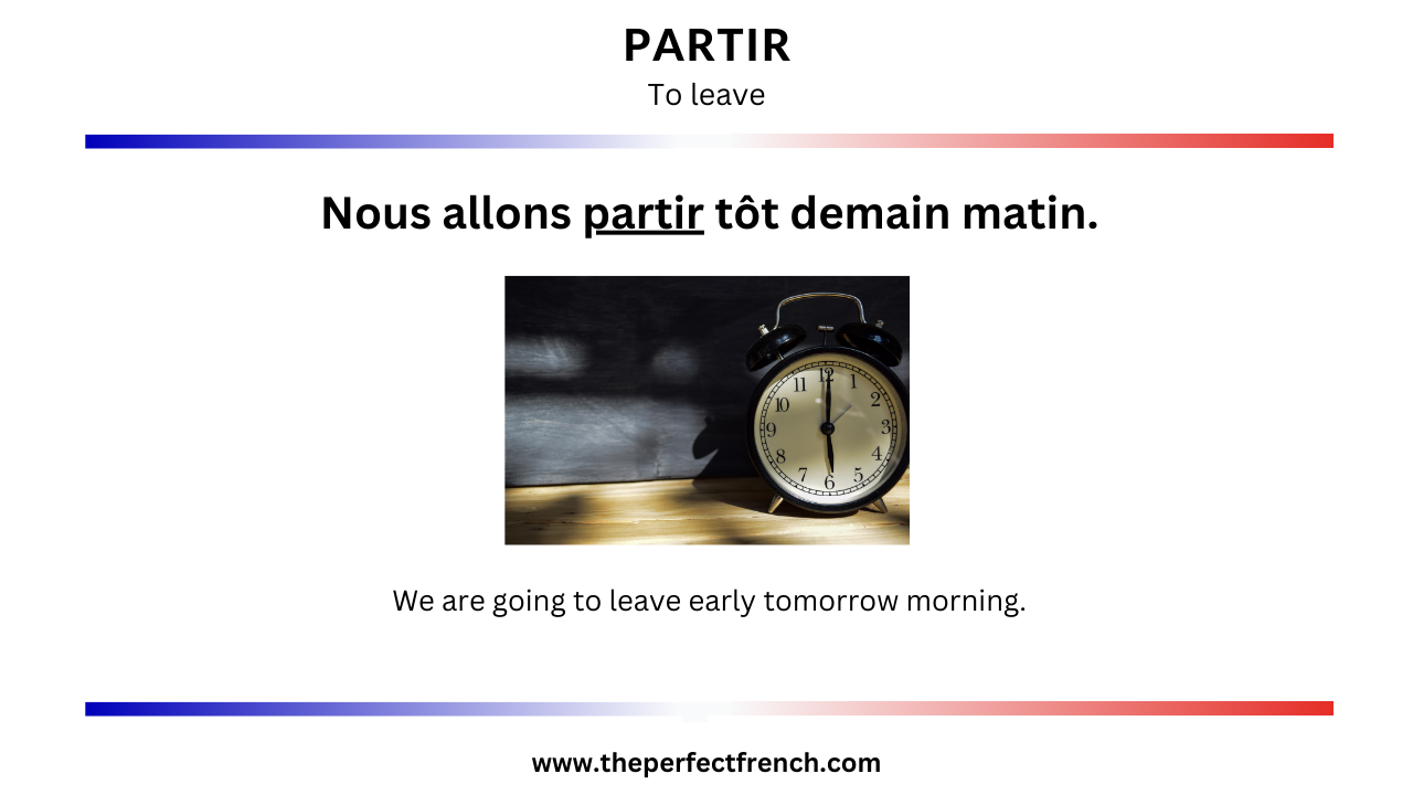 French Word of the Day - Partir (To Leave)