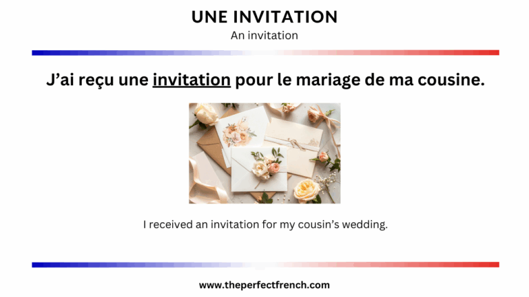 French Word of the Day - Une invitation (An Invitation)