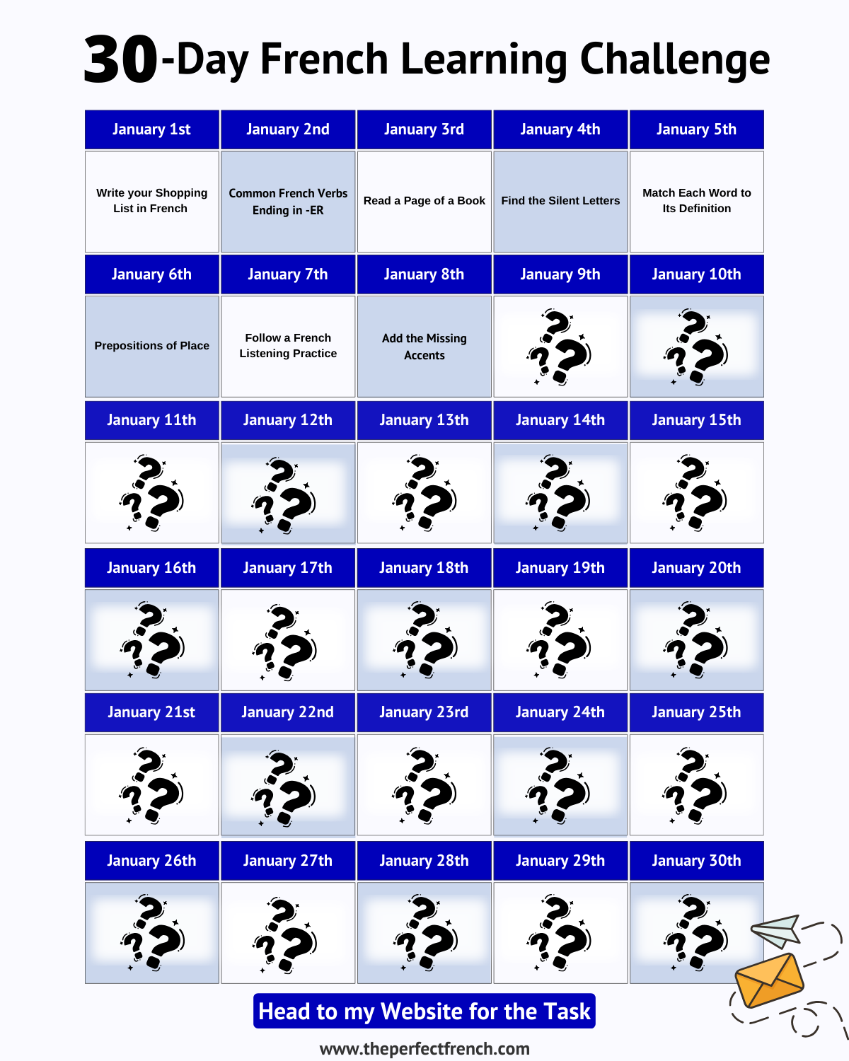 The 2026 Perfect French Challenge - Day 8 - Find the Missing Accents ...