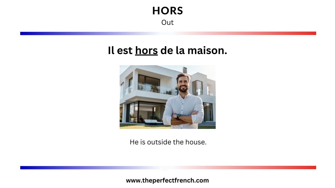 French Word of the Day - Hors (Out)