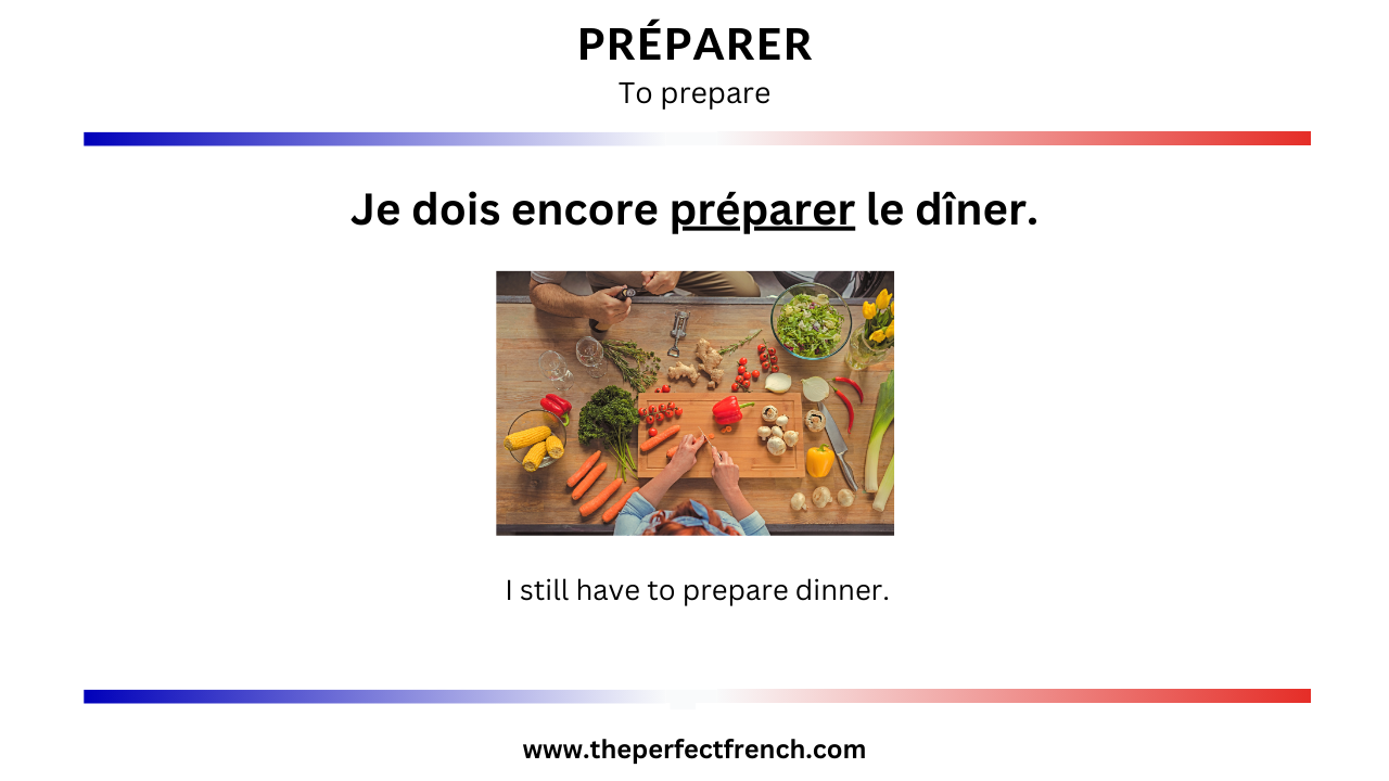 French Word of the Day - Préparer (To Prepare)