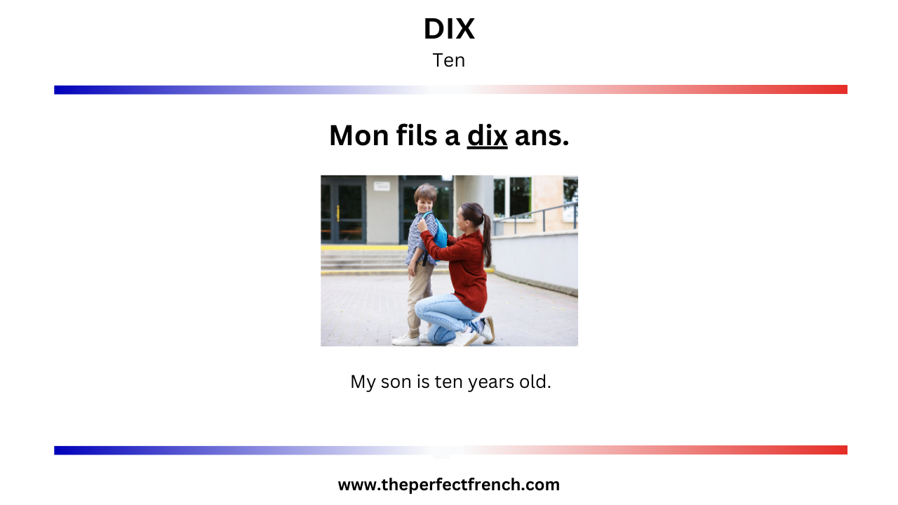 French Word of the Day - Dix (Ten)