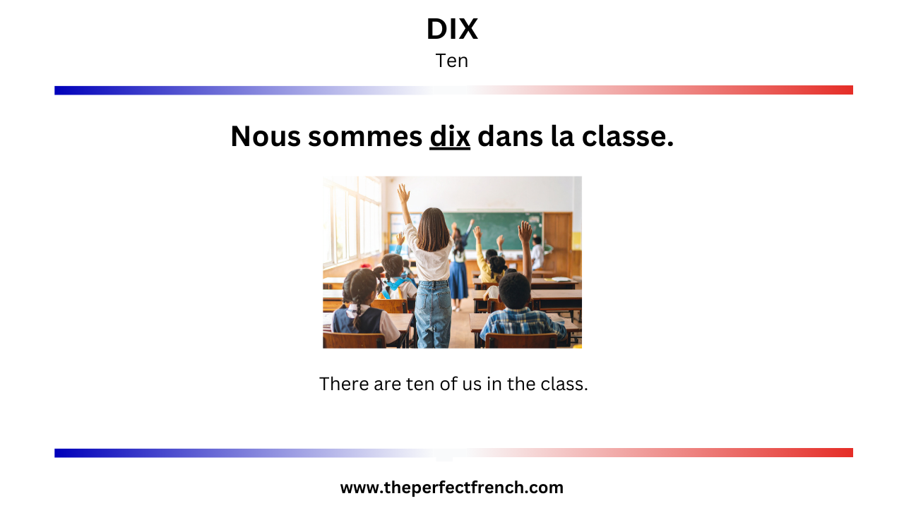 French Word of the Day - Dix (Ten)